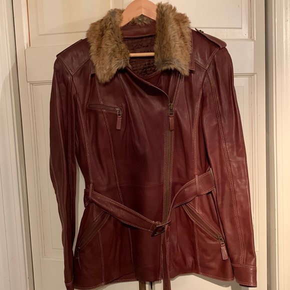 Jackets & Coats | Leather Jacket Rich Brown Color Xl | Poshmark